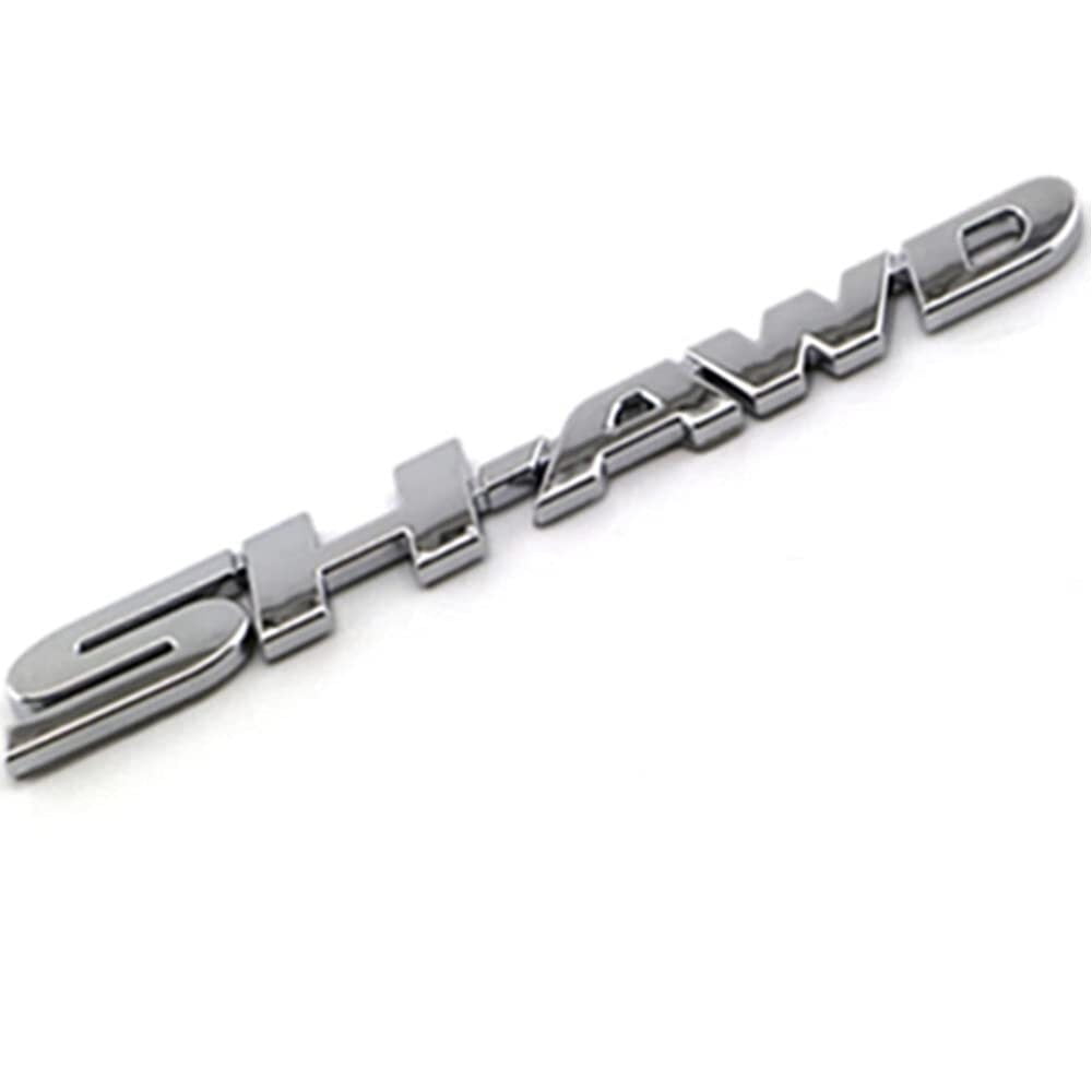 Chrome Letters Shawd Sh-AWD Badge Emblem Logo Decal Replace Fit ...