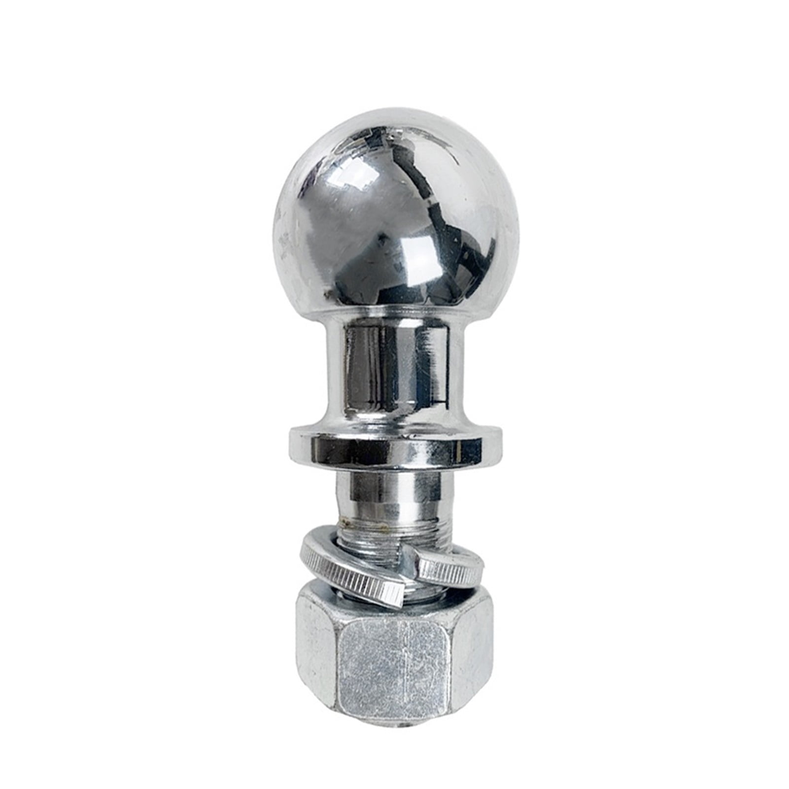 Chrome Long Neck 50MM 1"(M25) Shank Dia Trailer Hitch Tow Ball Coupling ...