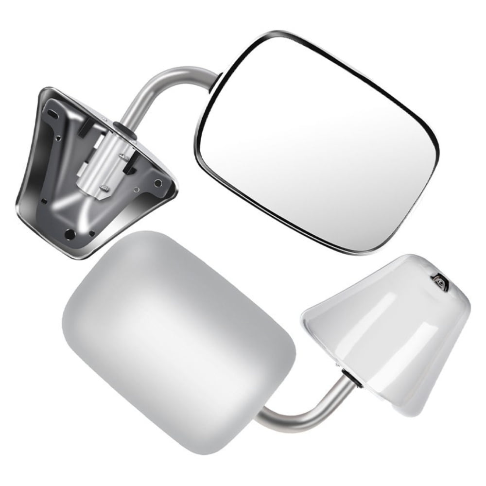 Chrome Manual Fold Mirrors Left & Right Set For 1973-1986 Chevy GMC ...