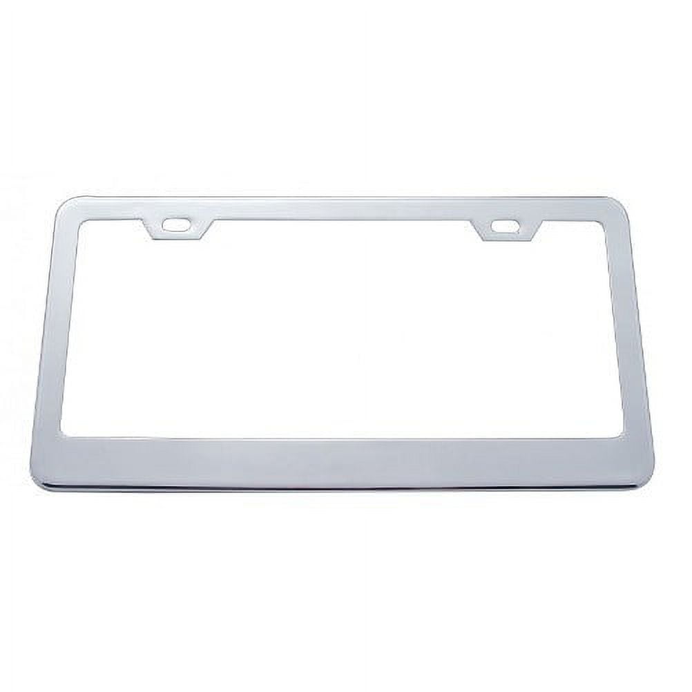 Chrome Metal Car Pickup Truck RV License Plate Tag Frame Holder / Full ...
