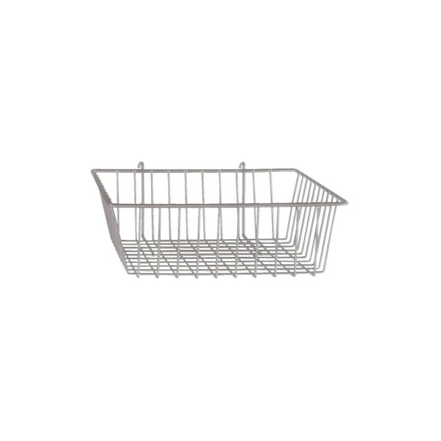 SSWBasics Chrome Mini Wire Grid Basket for Wire Grid - 12''L x 12''W x ...