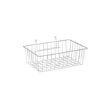 SSWBasics Chrome Mini Wire Grid Basket for Wire Grid - 12"W x 8"D x 4"H ...