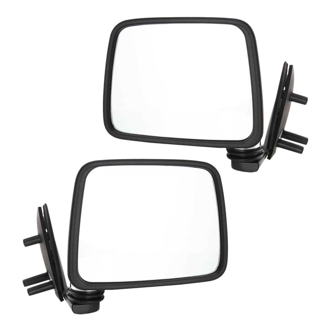 Chrome Mirrors Pair Set For Nissan Path For D21 Hardbody For Pickup For ...
