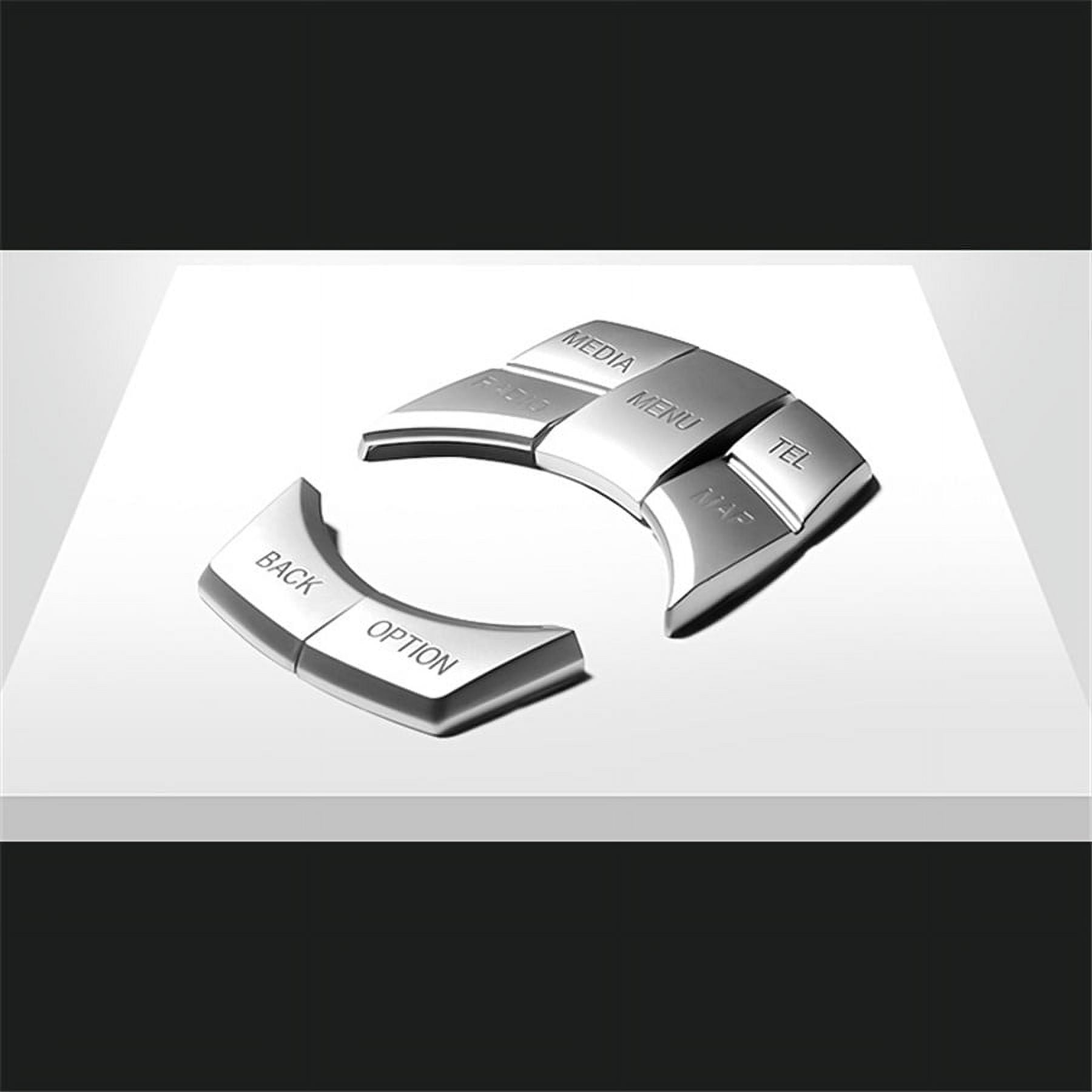 Chrome Multi-Media 7 Button Cover Decor Trim For Bmw 3 4 5 6 X5 X6 ...