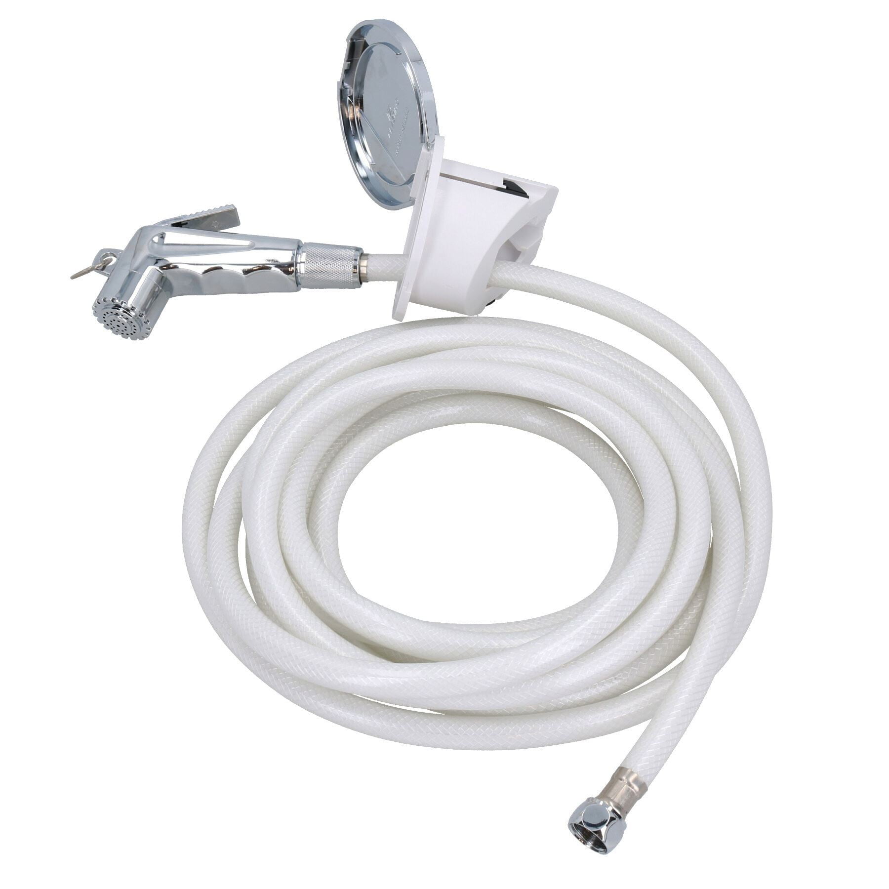 Chrome Outdoor Cockpit Transom Shower Kit Hose Head Boat Motorhome ...