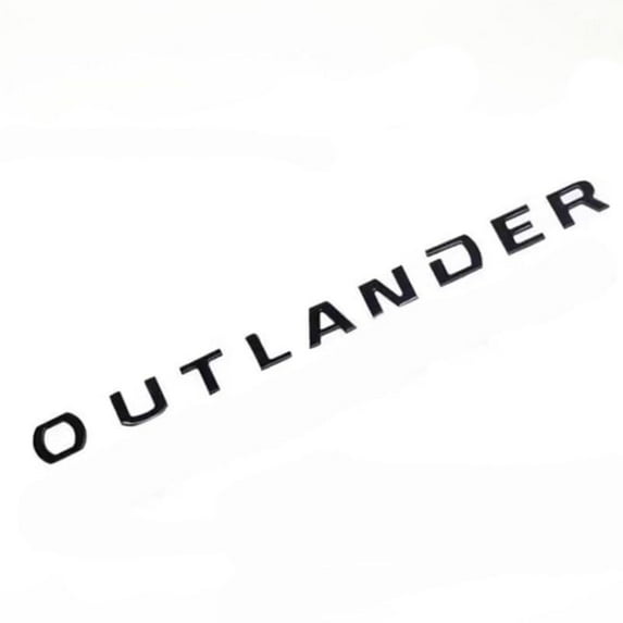 Chrome Outlander Hood Emblem Badge Decal Outlander 2015 to 2024 (Silver ...