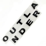 Chrome Outlander Hood Emblem Badge Decal Outlander 2015 to 2024 (Silver ...