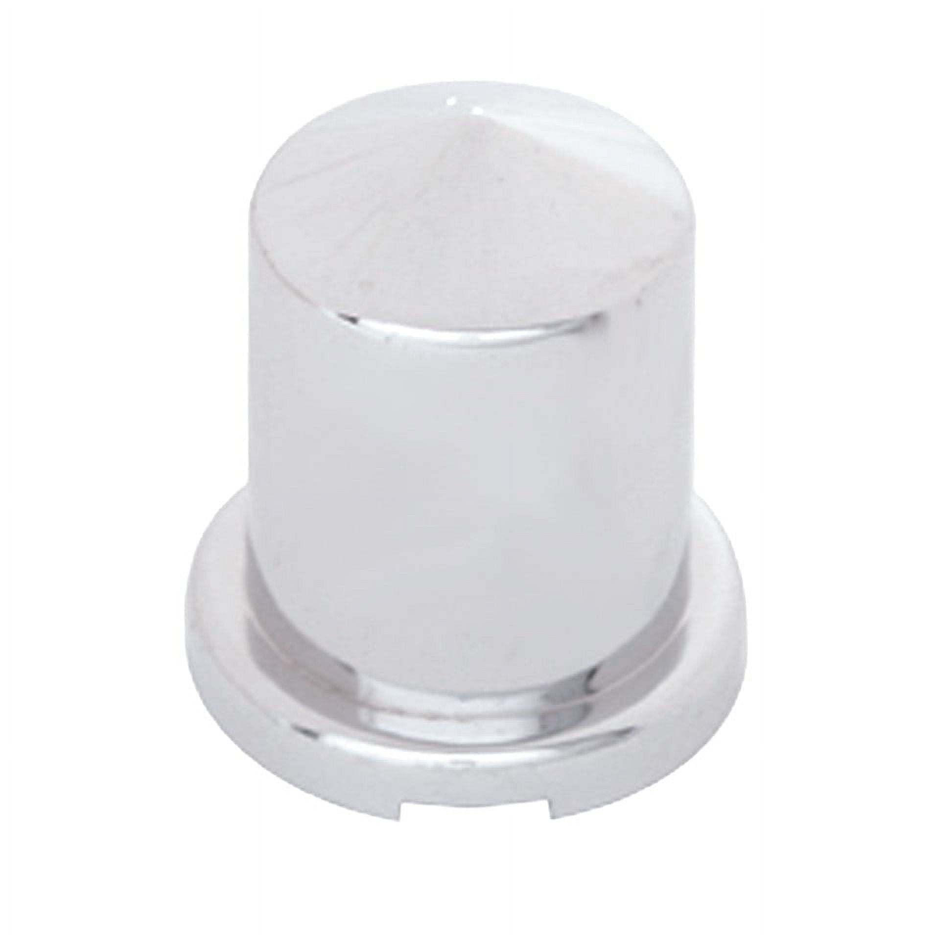 Chrome Plastic 3/4" X 1 1/2" Pointed Round Nut Cover For Hex Head Bolts ...