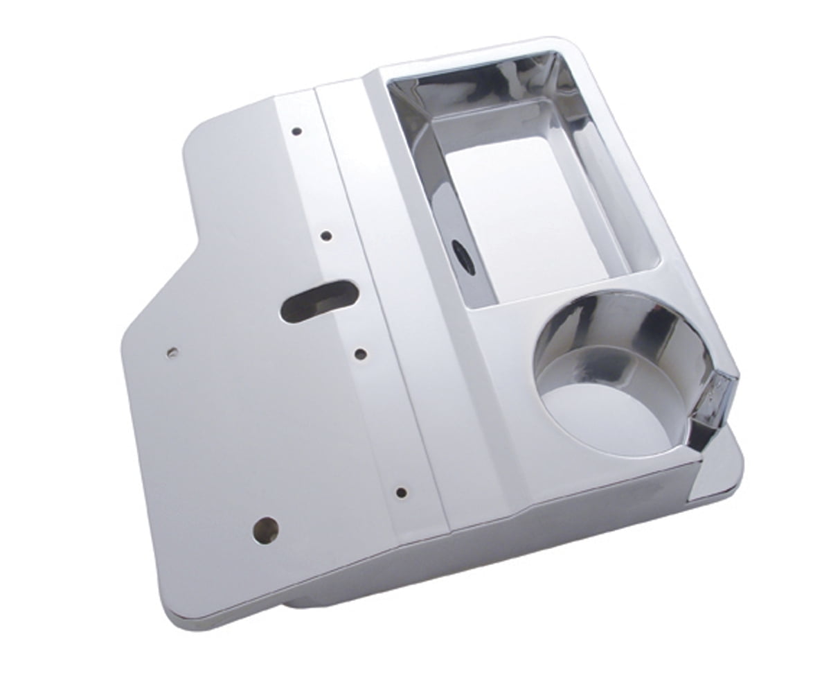 Chrome Plastic Center Console Tray 2001 & Older Fits Kenworth W900/T800 ...