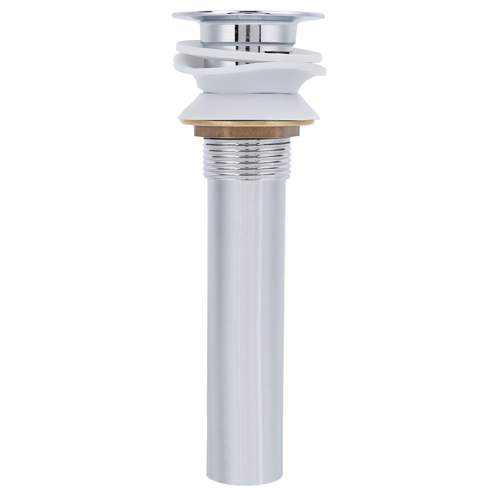 Chrome Plated Basin Drain Stopper Kit with Overflow for Bathroom Sink ...