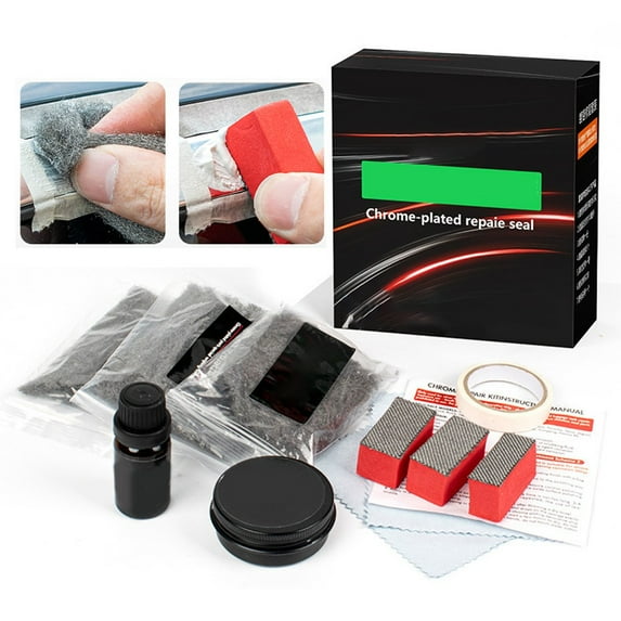 Chrome Polish and Rust Remover Restore Vehicle Gloss Chrome Plating ...