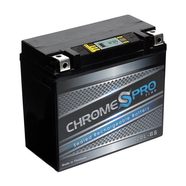 Chrome Pro Battery Ytx20l-bs (20l-bs 12 Volt,18 Ah, 270 Cca) iGel ...