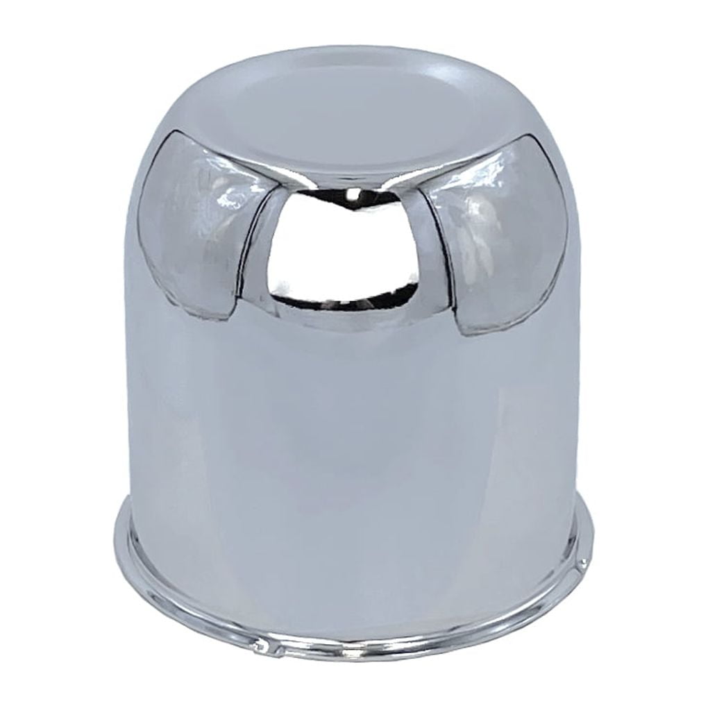 Chrome Push Through Short 4.25 Center Cap for Auto, Truck or Trailer ...