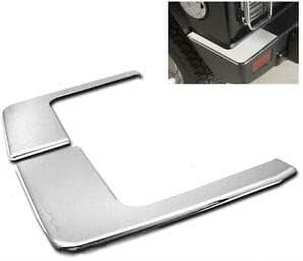Chrome Rear Bumper Guard Cover FITS: Hummer H2 2003-2009 - Walmart.com