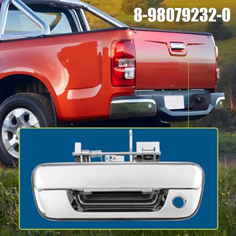 Chrome Rear Tailgate Handle with Keyhole for Isuzu D-Max Colorado 2008 ...