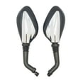 Chrome Rear View Mirror 8mm GY6 Scooter Moped Vespa Peace Tao Tao 50cc ...