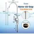 Chrome Reverse Osmosis Faucet, NSF Certified, Non-Air Gap for Under ...