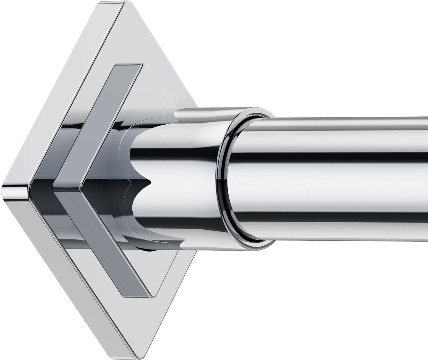 Chrome Shower Curtain Rod Spring Tension 30 to 80 Inch,1 Inch Diameter ...