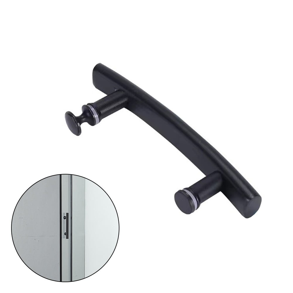 Chrome Shower Door Handles for 6mm Glass Enclosures, 145mm Spacing ...