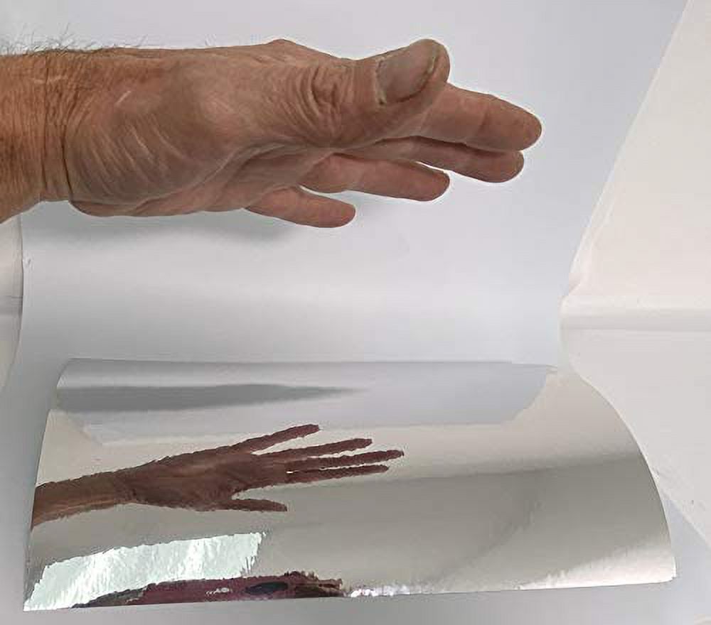 Chrome Sign Vinyl, Self-adhesive, 24 Inch X 30 Feet - Walmart.com