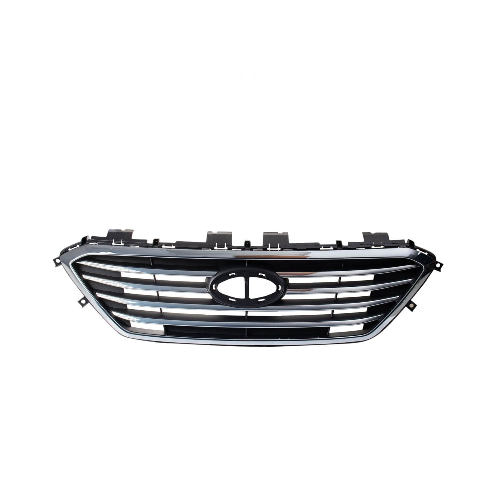 Chrome & Silver Front Grille for 2015-2017 for Hyundai for Sonata ...