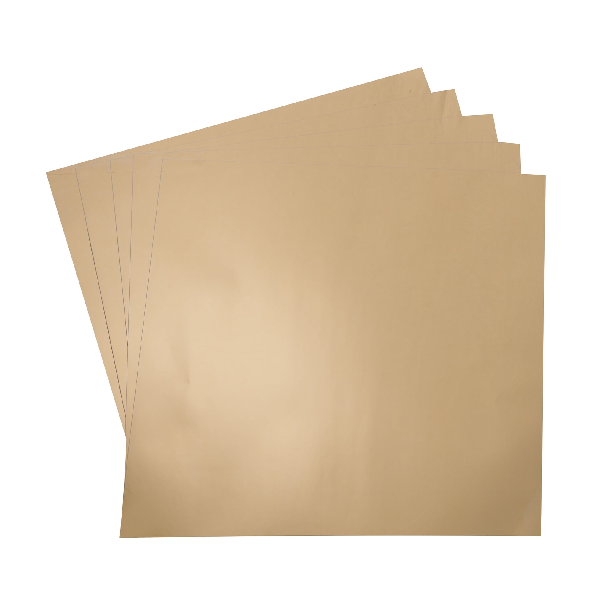 Chrome Silver Gloss Permanent Adhesive Craft Vinyl sheets 12" x 12 ...