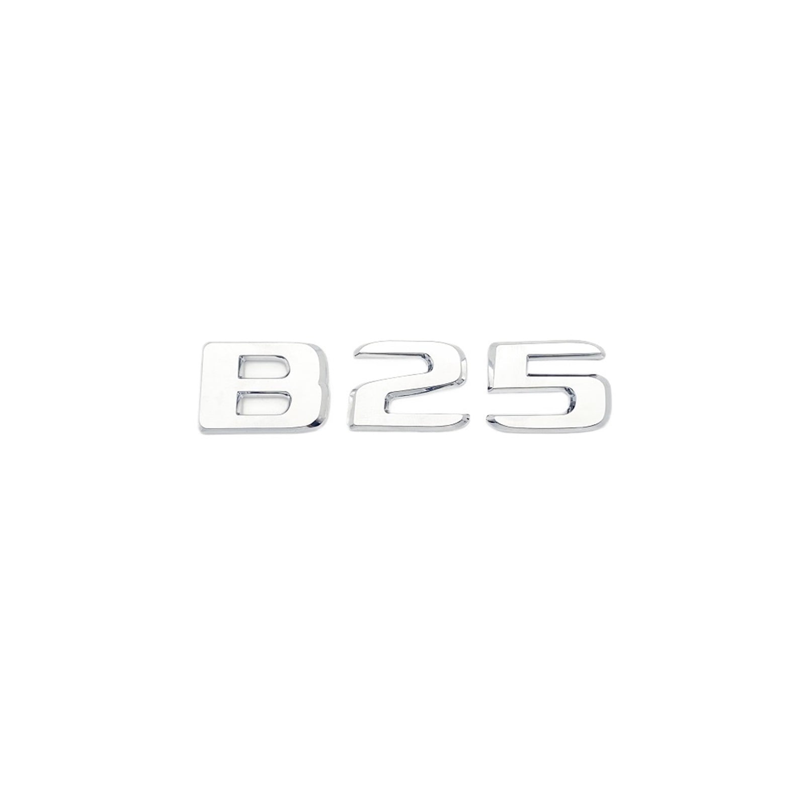 Chrome Silver Letters Number Trunk Rear Badge Emblem Fit For Mercedes ...