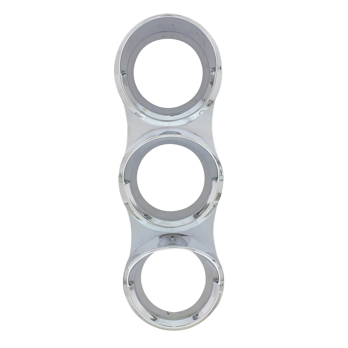Chrome Small 3-Gauge Plastic Bezel with Visor fits Mack Trucks ...