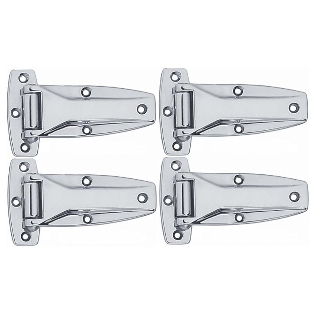 Chrome Smoker Hinge Walk in Refrigerator Cooler BBQ Pit Flush Trailer ...