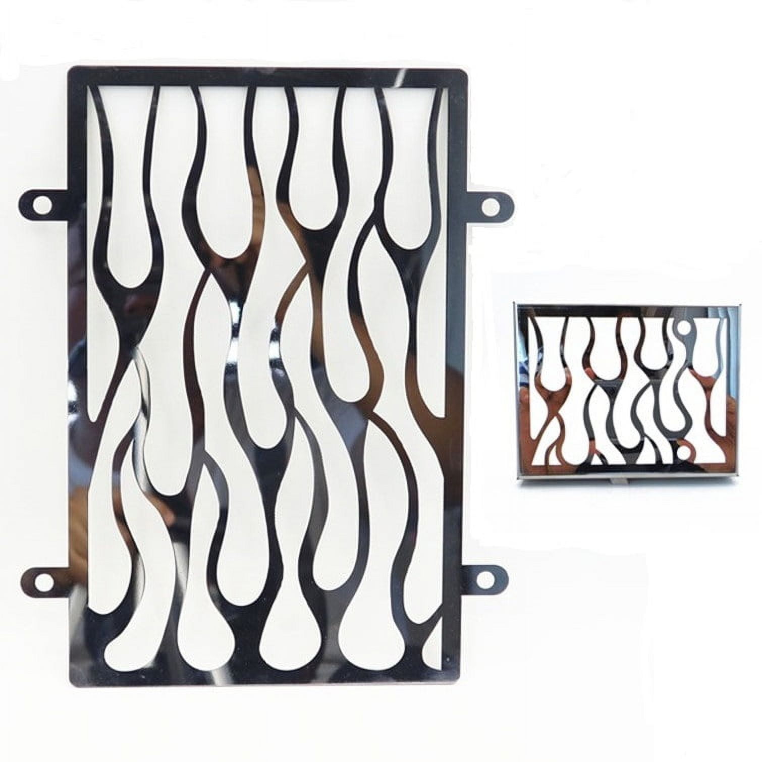 ESUBOSHI Chrome Stainless Steel Radiator and Rectifier Grille Covers ...