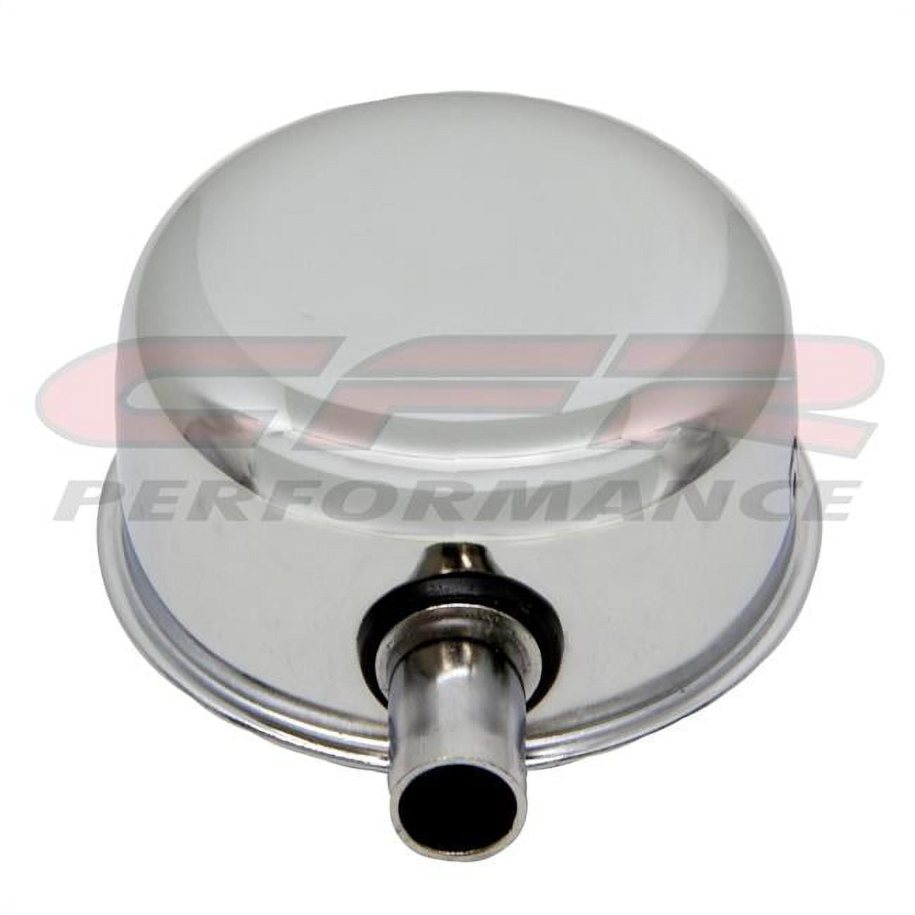 Chrome Steel Breather with PCV Tube Smooth - Chevy, Ford & Mopar ...