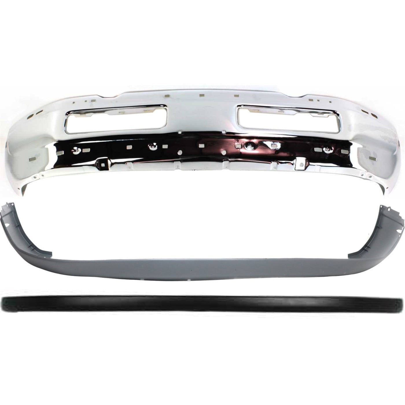Chrome Steel Bumper Kit for 1994-1996 for Dodge for Ram 1500, 1994-2002 ...