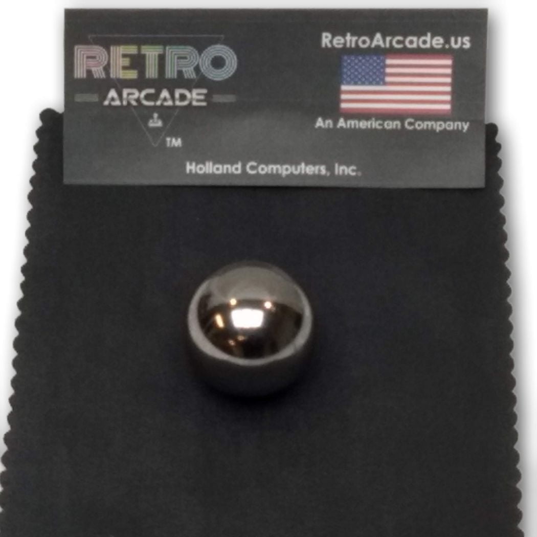 Chrome Steel Mirror Finish arcade pinball 1.065 Inch diameter, pinball ...