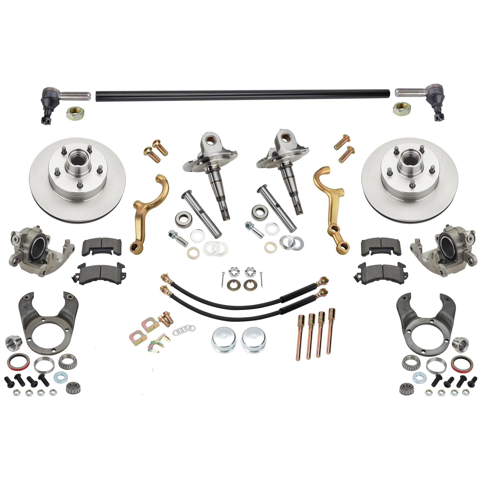 Plain Steering/Brake Kit-Spindles/Dropped Arms-Fits Ford 48 Inch Axle ...