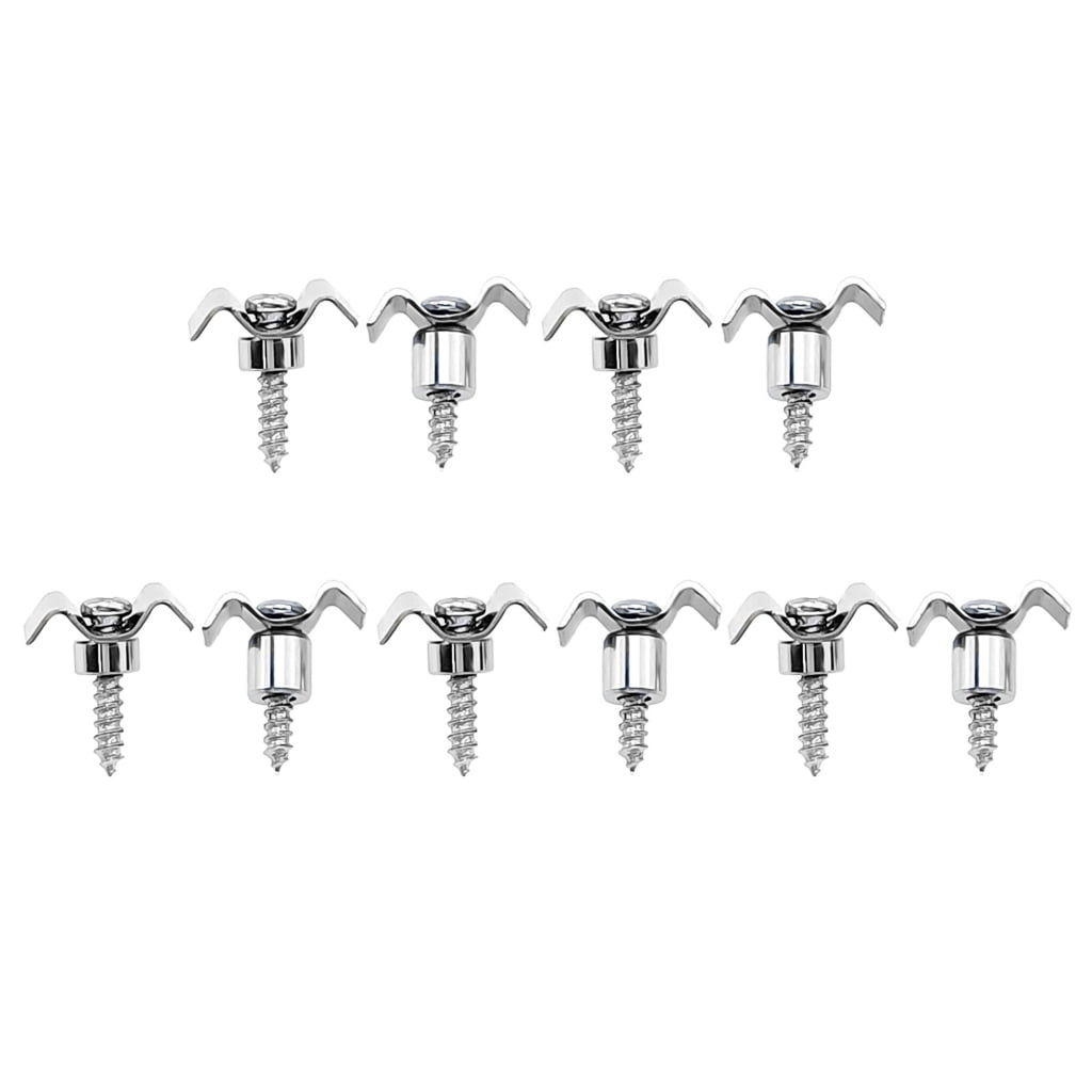 Chrome String Retainers Metal Guitar Roller String Trees Retainers with ...