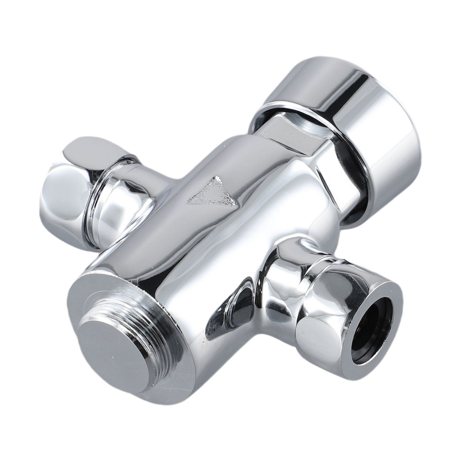 Chrome Timed Non Concussive Exposed Shower Valve Self Closing Gym Pool ...