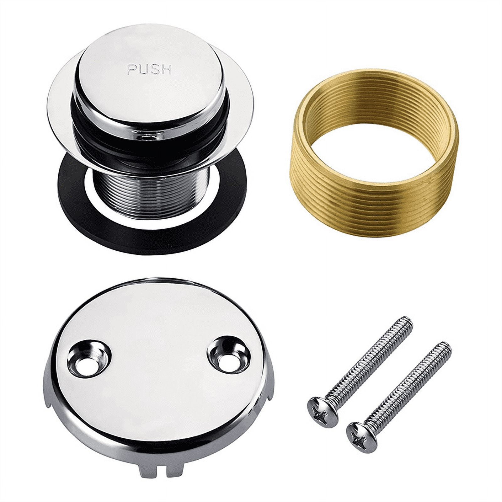 Chrome Tip Toe Bathtub Tub Drain Conversion Kit Assembly - Walmart.com