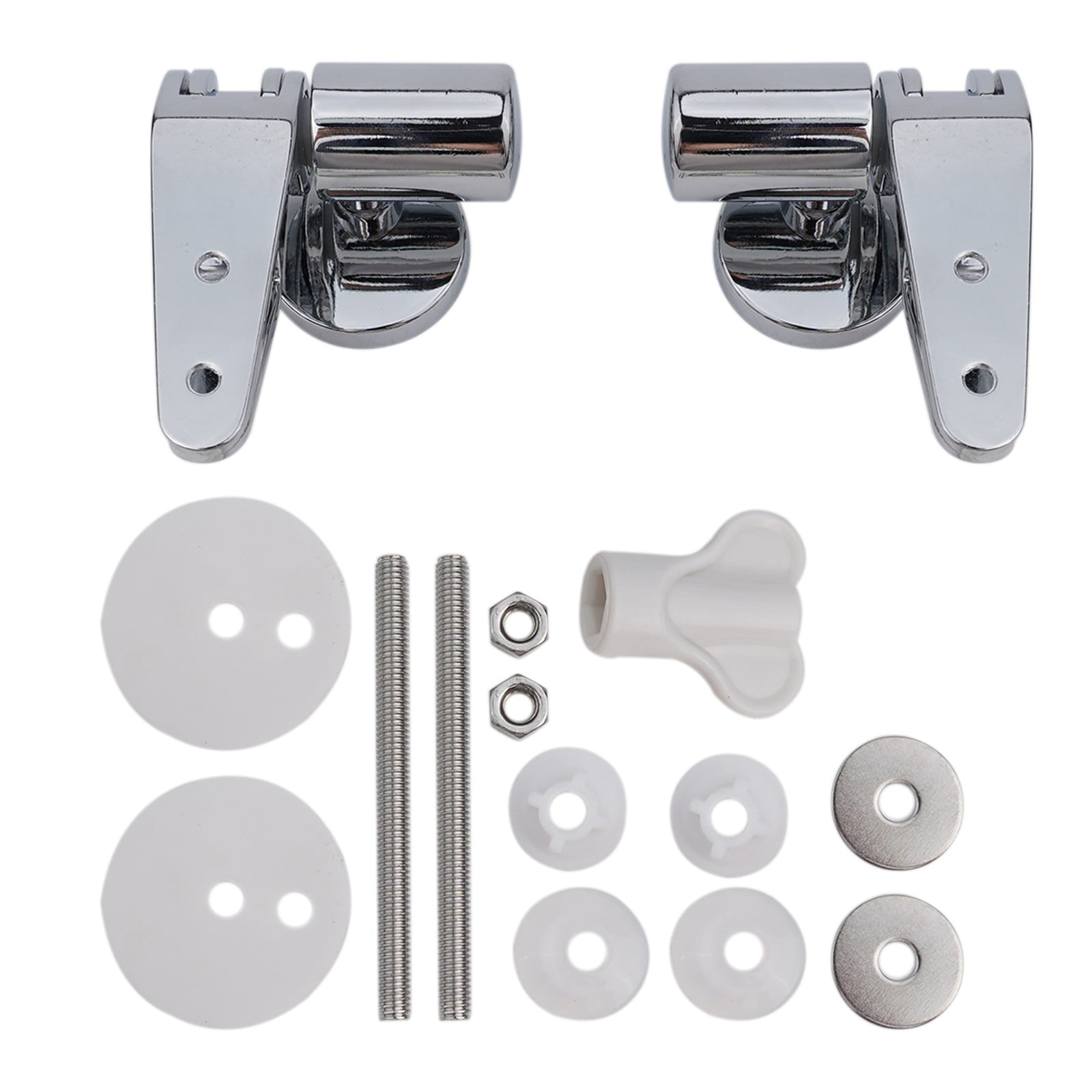 Chrome Toilet Basesoft Close Hinges Spare Replacement Fittings Hinge ...
