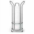 , Chrome Toilet Paper Holder, Freestanding Bathroom Tissue Organizer ...