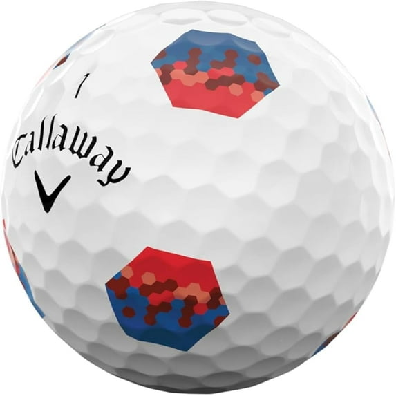 - Chrome Tour TruTrack Golf Balls for Callaway, Blue & Red, Near Mint, 12 Golf Balls$$Sport ...