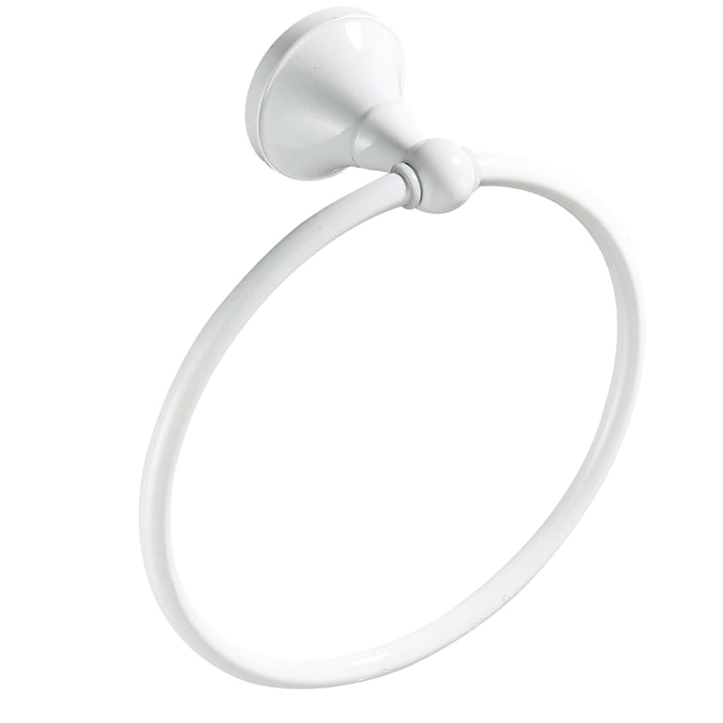 Chrome Towel Hand Rack Mounted Bathroom Towel Rack White - Walmart.com