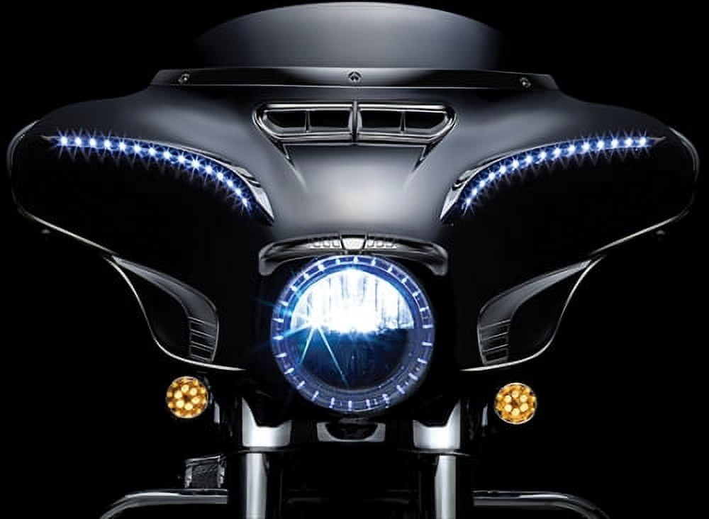 Chrome Tri-Line Fairing Accents for Batwing Fairing - Walmart.com