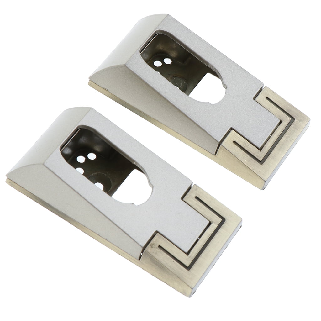 Chrome Tube Pipe Rotating Wardrobe Clothes Garment Rail End Socket B ...