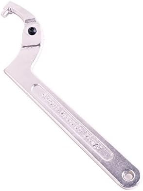 Chrome Vanadium Adjustable C Spanner Hook Wrench Tool Round Head 51-121 mm - Walmart.com