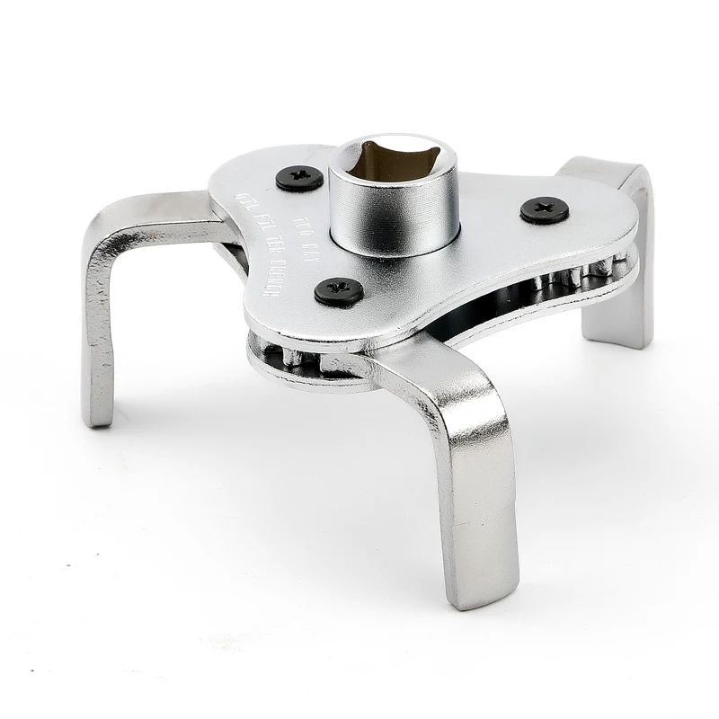 Chrome Vanadium Steel Flat three Claw Machine Oil Filter Wrench Tool ...