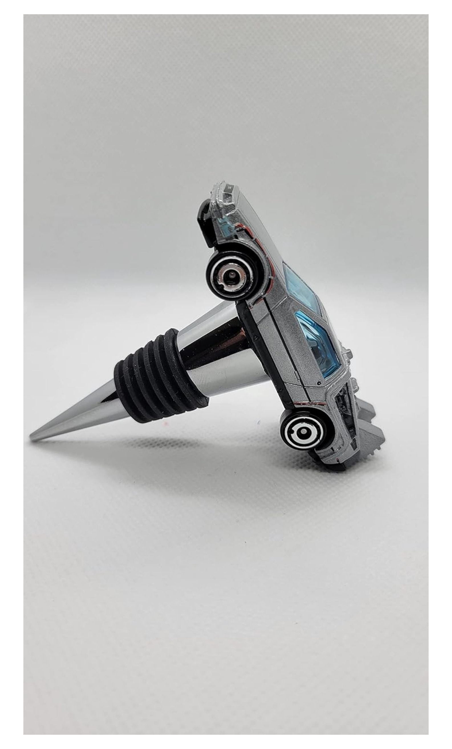 Chrome Wine Whiskey Bourbon Stopper for Back to the Future AMC DeLorean ...
