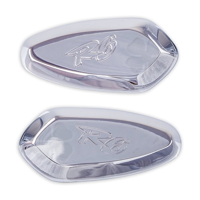 Chrome-Yamaha R6 Mirror Block Off - Walmart.com