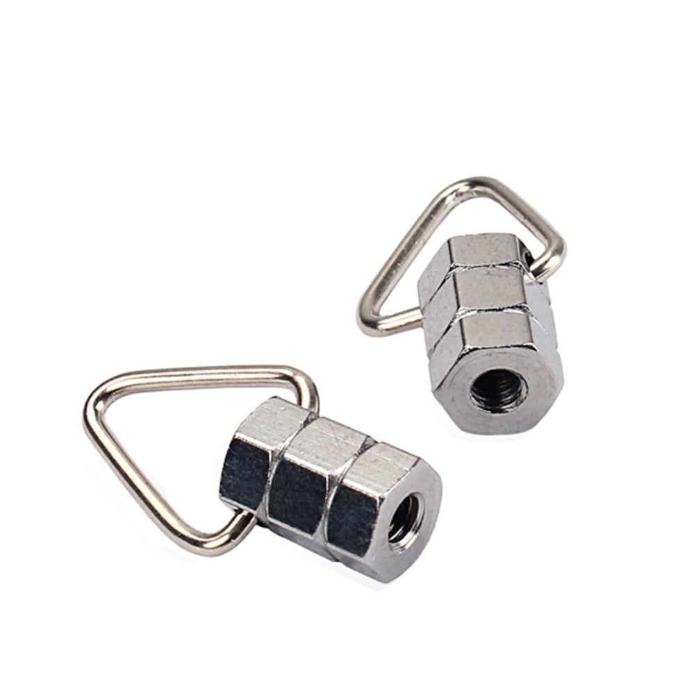 FONDOTIN 2Pcs Solid Iron Banjo Strap Lock Buttons for Acoustic Guitar ...