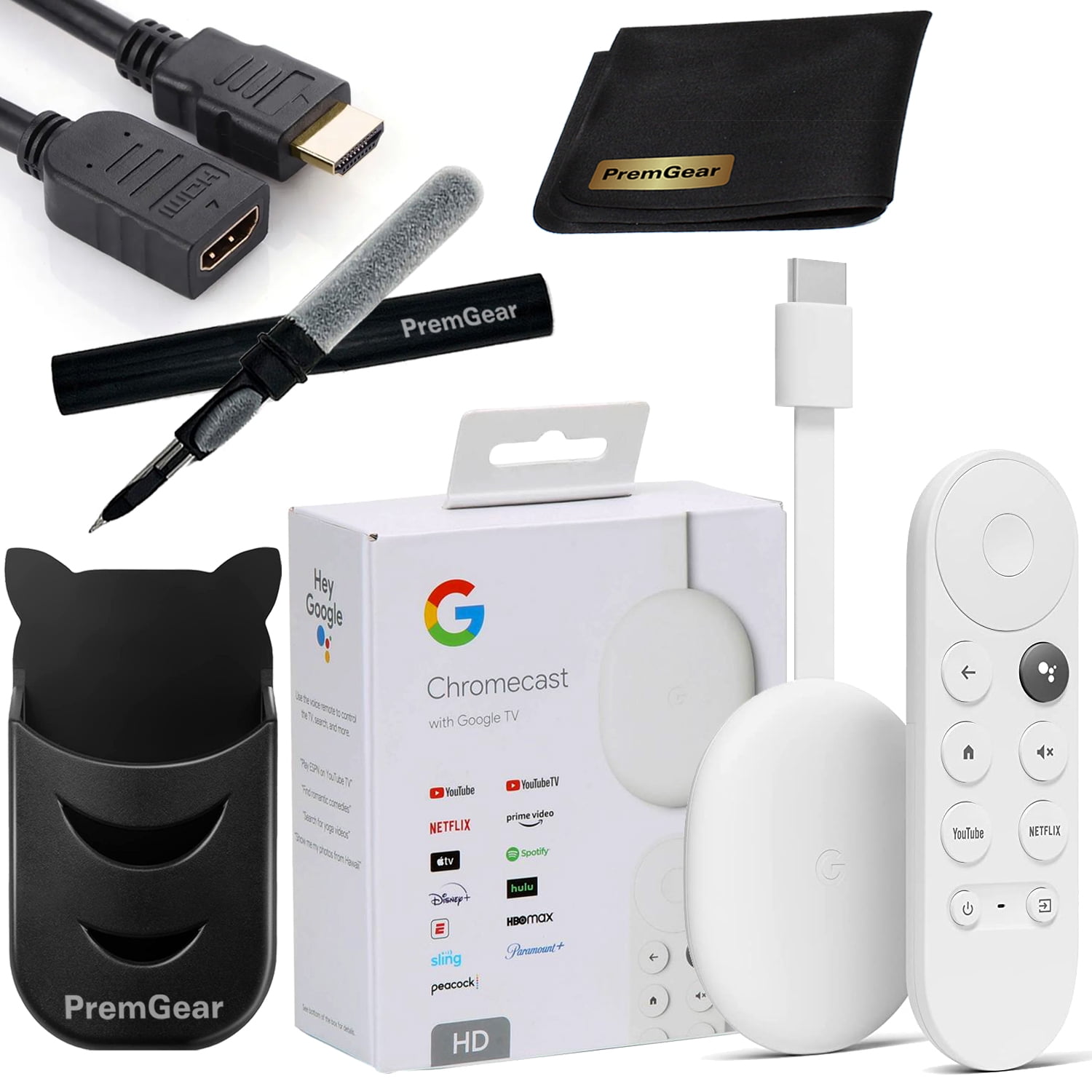Chromecast with Google TV (HD) Streaming Stick Entertainment with Voice ...