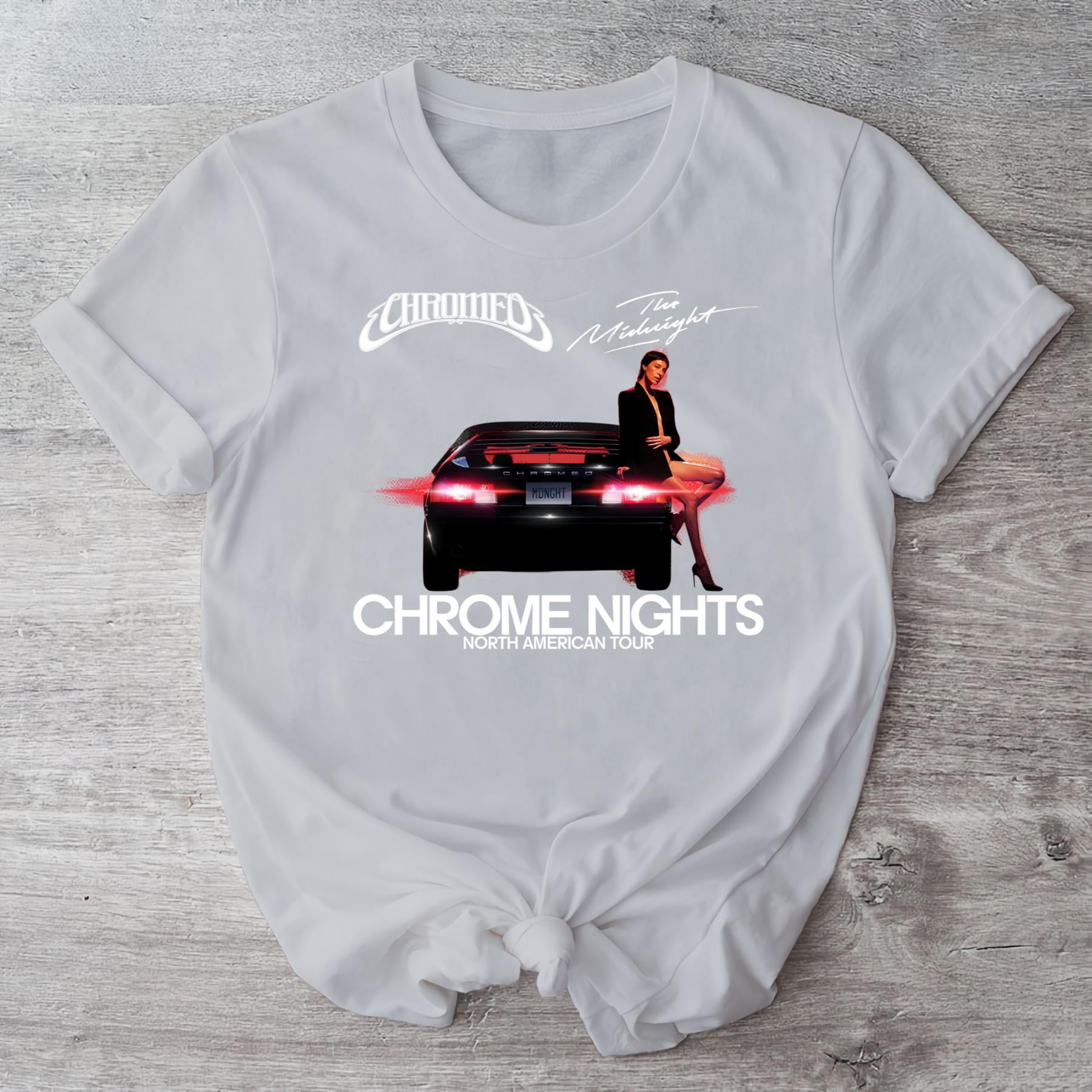 Chromeo and The Midnight – Chrome Nights Tour 2024 Concert T-Shirt ...
